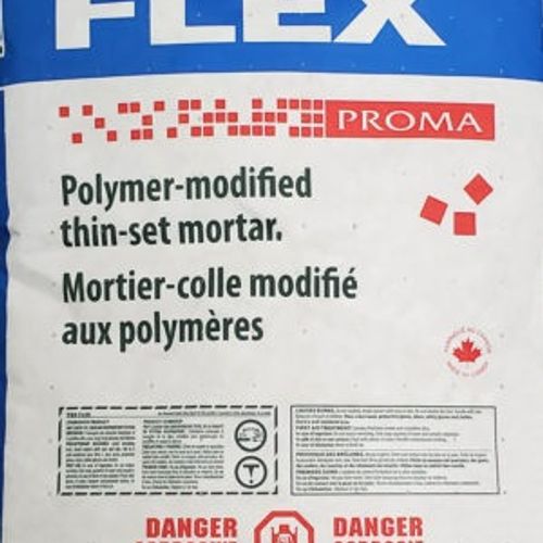 Proma - Thin Set Mortar Pro Flex White 50 lb | FloorBox