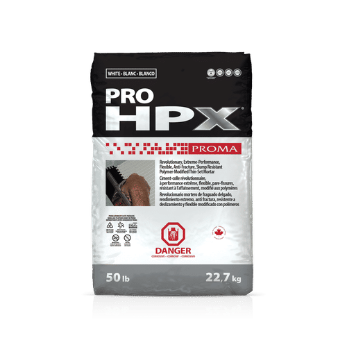 Proma - Thin Set Mortar Pro HPX White 50 lb - 7722 | FloorBox