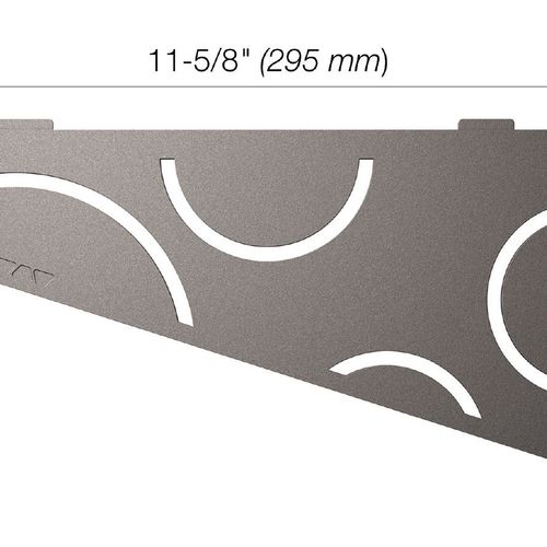 Schluter - SHELF-E Étagère de coin quadrilatérale modèle Curve ...