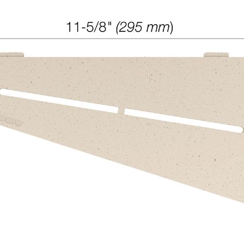 Schluter - SHELF-E Étagère de coin quadrilatérale modèle Pure Aluminium ...