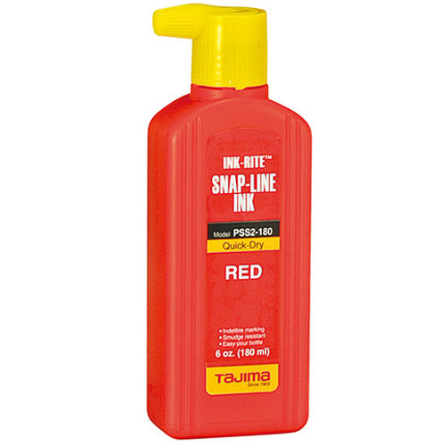Tajima - Quick-Dry Ink red - 180ml / 6oz - PSS2-180 | FloorBox