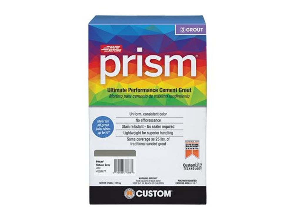 Custom Building Products Sanded Grout Prism Color Consistent #640 Artic ...