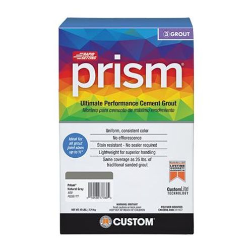Custom Building Products - Sanded Grout Prism Color Consistent #642 Ash ...