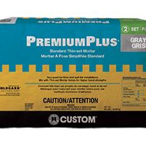 Custom Building Products - Thin-Set Non-Modified Mortar PremiumPlus ...