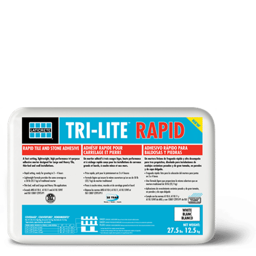 Laticrete - Thinset Mortar Tri-Lite Rapid White 27.5 lb | FloorBox