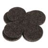 Flexi-Felt - Industrial Strenght Adhesive Dark Felt Pads 1 1/2" (Pack ...