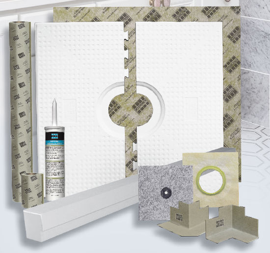 Laticrete - Hydro Ban Shower Pan Kit with Center Drain 32" x 60" | FloorBox