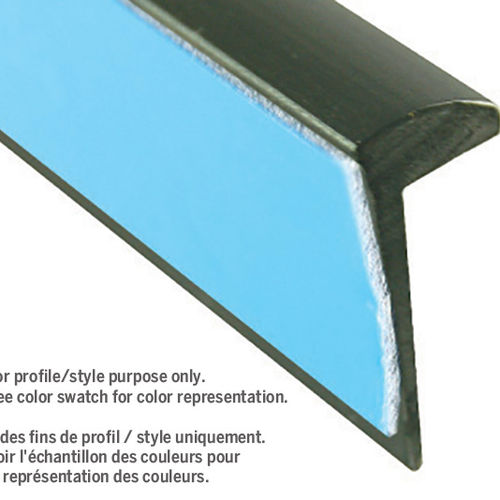 M-D PRO - Vinyl Wall Cap - Black #040 - 1/4" x 12' | FloorBox