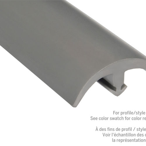 M-D PRO - Wide Leg Vinyl E Cap Smooth Top #047 Brown 3/16" x 1" x 12 ...