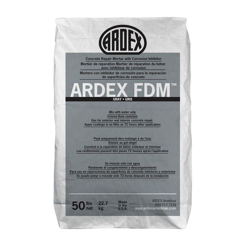 Ardex - FDM Concrete Repair Mortar with Corrosion Inhibitor, Gray - 50 ...