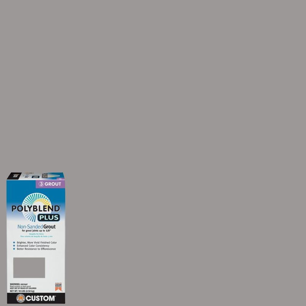 Custom Building Products Non-Sanded Grout PolyBlend Plus #165 Delorean ...