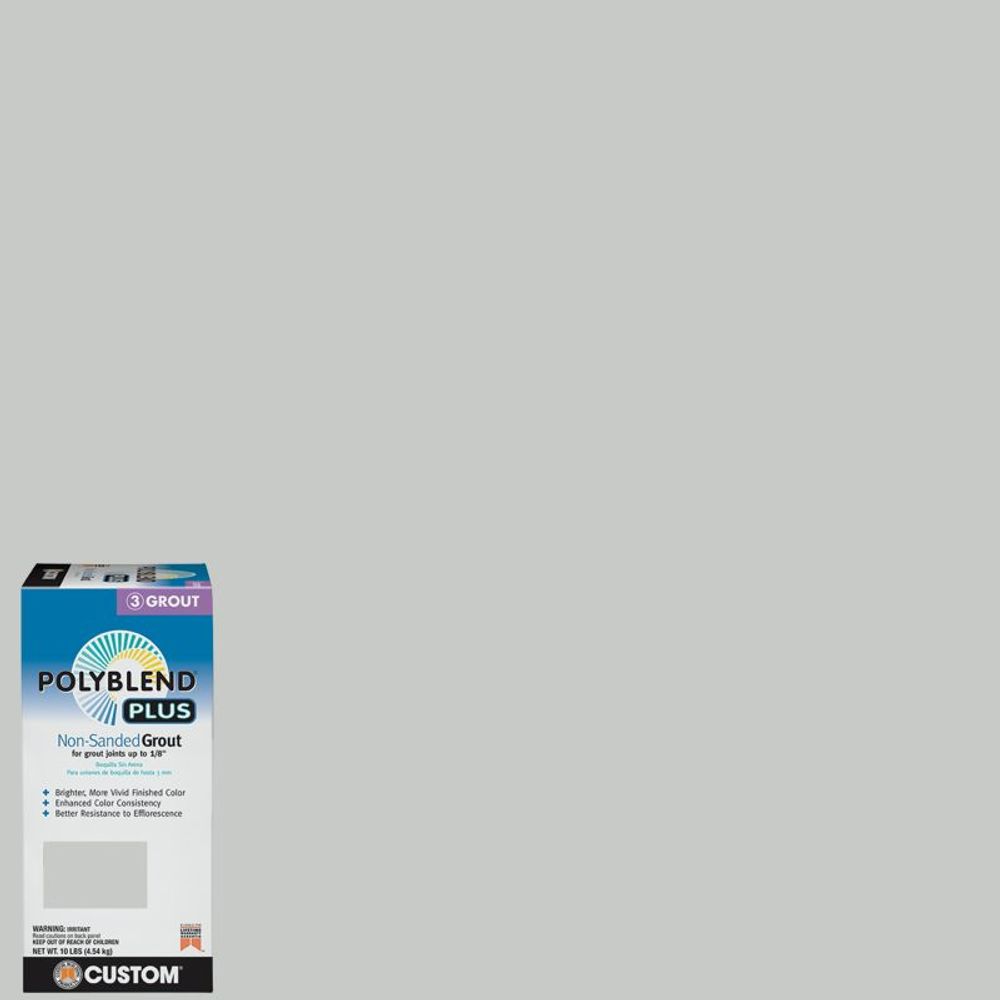 Custom Building Products Non-Sanded Grout PolyBlend Plus #544 Rolling ...