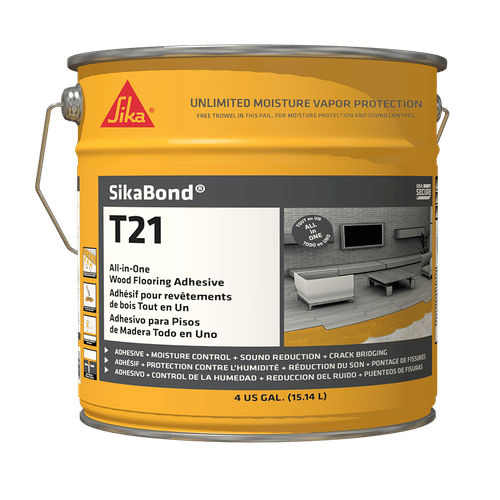 Sika - Sikabond-T21 Wood Flooring Urethane Adhesive, Moisture and Sound ...