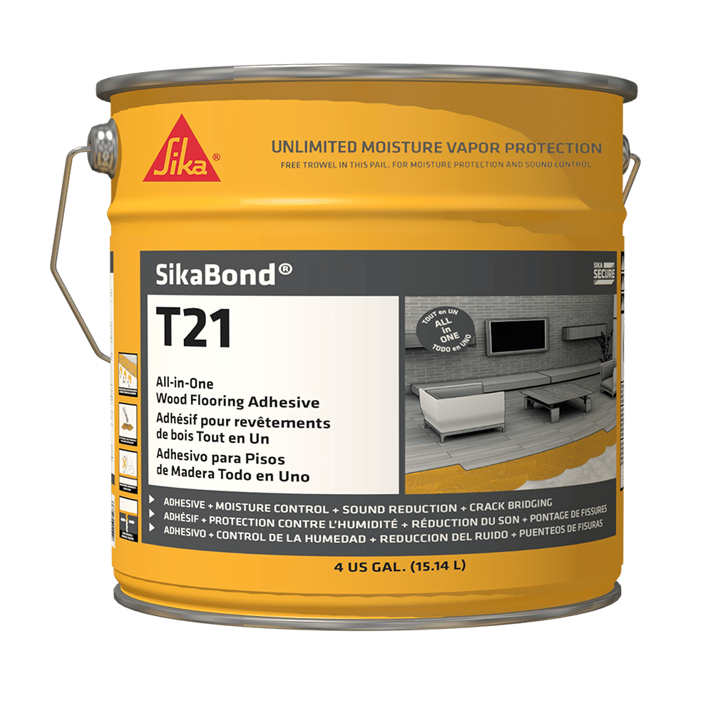 Sika Sikabond-T21 Wood Flooring Urethane Adhesive, Moisture and Sound ...