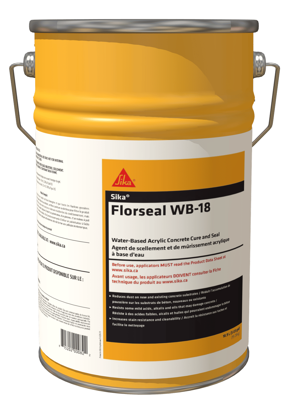 Sika Florseal WB-18 Concrete Cure and Seal 18.9 L (455872) | FloorBox