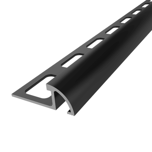 Diaplas by Mapei - Tile Bullnose Edge Trim Anodized Aluminum Black - 3/ ...