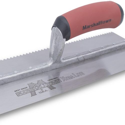 Marshalltown - Right-Handed V-Notch Trowel Standard 4-1/2" x 11 ...