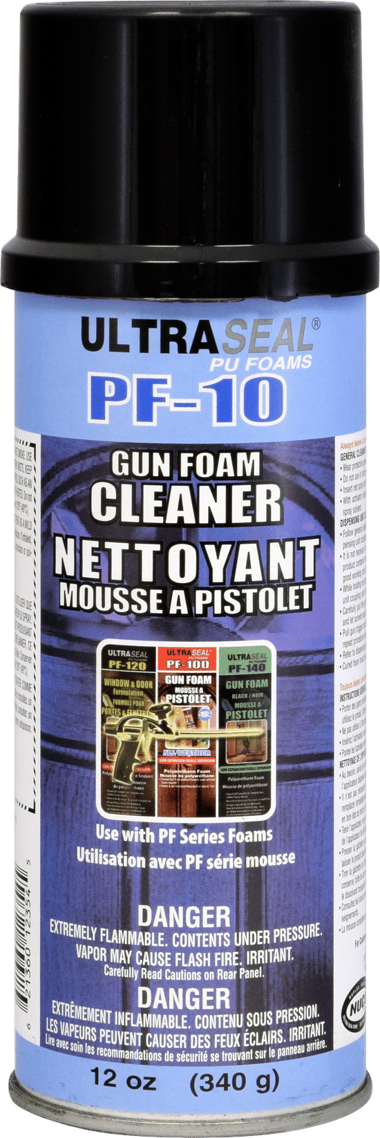 Nuco - UltraSeal PF10 Gun Foam Cleaner Gun Foam Cleaner 12 oz | FloorBox