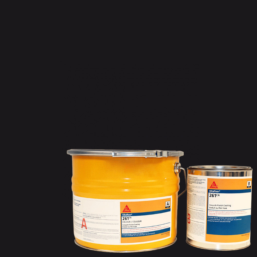 Sika Smooth Finish Coating Sikafloor-261 Ca RAL 9005 Jet Black Part A ...