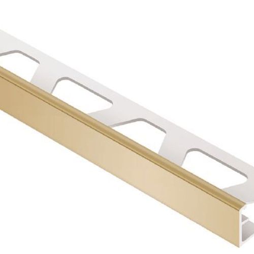 Schluter - SCHIENE Wall Tile Edging Trim Aluminum Light Beige 7/16" x 8 ...