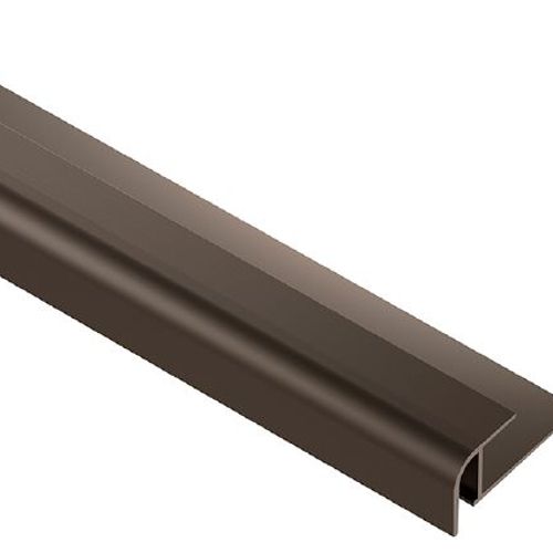 Schluter - VINPRO-RO Bullnose Aluminum Anodized Brushed Antique Bronze ...