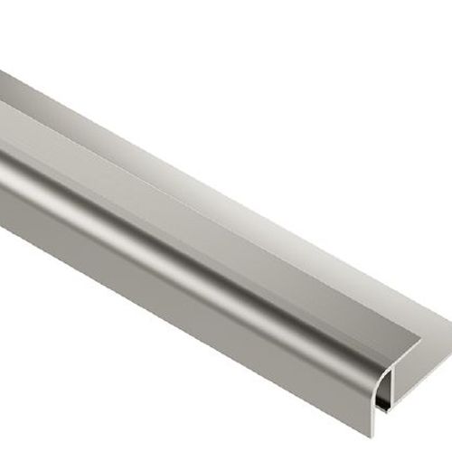 Schluter - VINPRO-RO Bullnose Aluminum Anodized Brushed Nickel 1/4" x 8 ...
