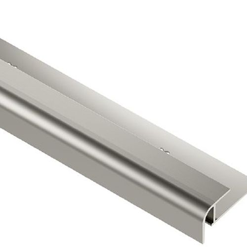 Schluter - VINPRO-RO Bullnose Aluminum Anodized Brushed Nickel 7/32" x ...