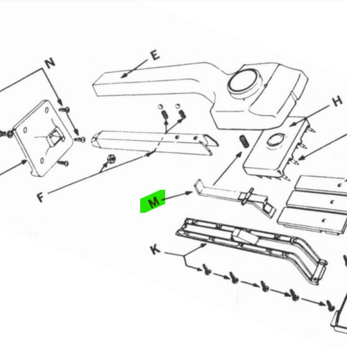 Roberts - Trigger Assembly with Spring for 10-412 | FloorBox