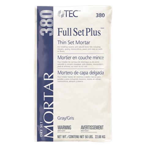 Tec - Thin Set Mortar Premium Unmodified Full Set Plus Gray 50 lb ...
