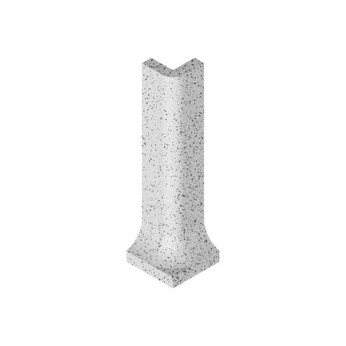 Centura - Tuiles de plancher Dotti Light Grey Mat Coin extérieur 1" x 4 ...