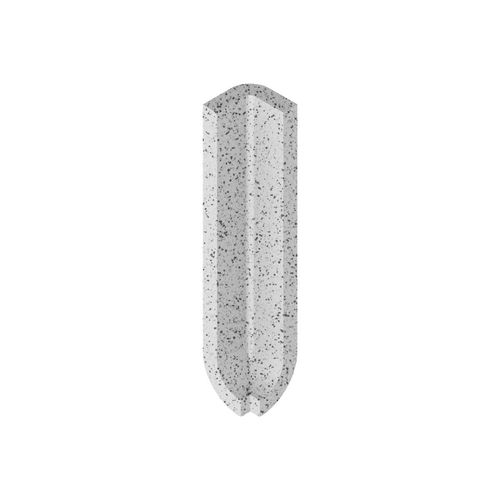 Centura - Tuiles de plancher Dotti Light Grey Mat Coin intérieur 1" x 4 ...