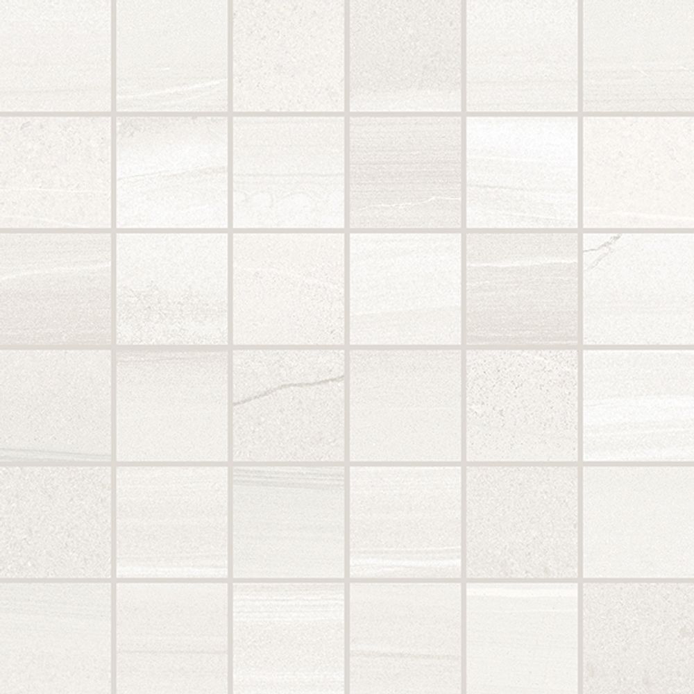 Centura Floor Tiles Linear Stone White Matte 12" x 12" (59431) | FloorBox