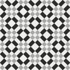 Centura - Floor Tiles Patchwork Black & White 02 Matte 8" x 8" - PBW02 ...