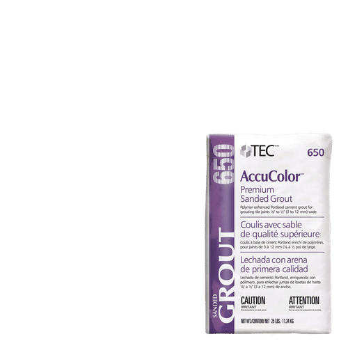 Tec - AccuColor Premium Sanded Grout #937 Steel Gray 25 lb ...