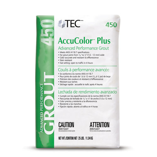 Tec - AccuColor Plus Advanced Performance Grout #941 Raven 25 lb ...