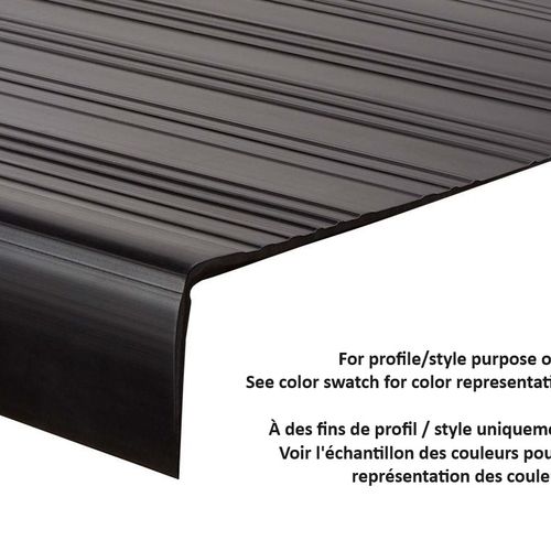 M-D PRO - Heavy-Duty Vinyl Stair Tread with Single Abrasive Virgin PVC ...