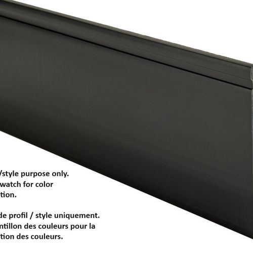 M-D PRO - Vinyl Wall Base Pinnacle Virgin PVC #ST020 Charcoal Satin 4-1 ...