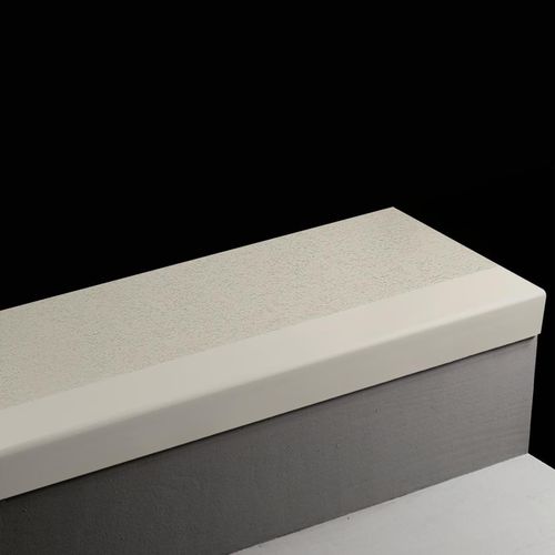 Tarkett - Angle Fit Rubber Stair Tread Rice Paper #23 Vapor Grey with ...