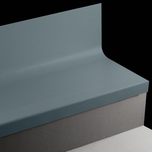 Tarkett - Angle Fit Rubber Stair Tread with Integrated Riser Hammered # ...