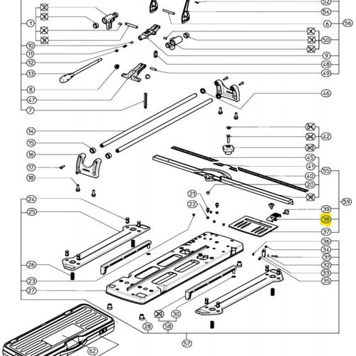 Rubi - Lateral Stop Guide for TR-600-S | FloorBox