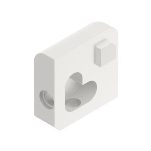 Schluter - JOLLY Outside Corner 90° - Aluminum Matte White 7/16" (11 mm ...