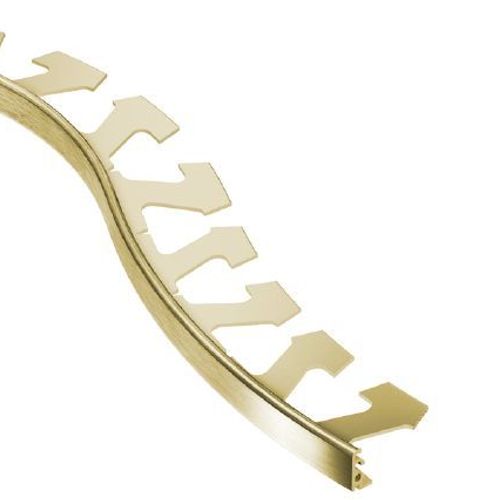 Schluter - JOLLY Wall Flexible Edge Trim Anodized Aluminum Brushed ...