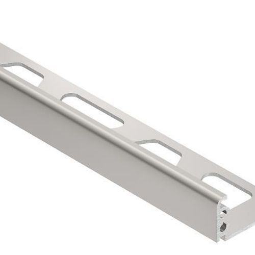 Schluter - JOLLY Wall Tile Edge Trim Anodized Aluminum Satin 1/2" x 8 ...