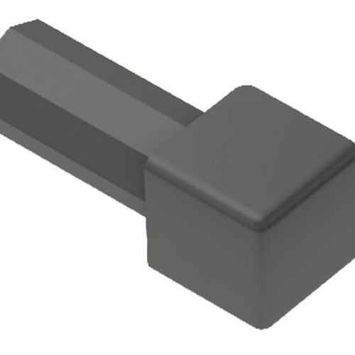 Schluter - QUADEC Outside Corner 90° PVC Plastic Grey 7/16" - E/PQ110G ...