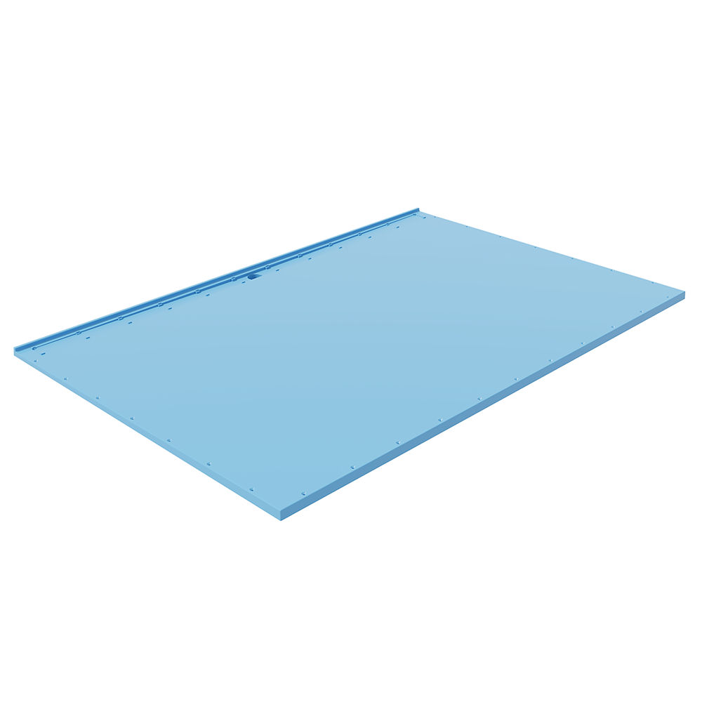 ARC Sloped Shower Base TrueDEK with Linear Side Outlet Position 1-3/8 ...
