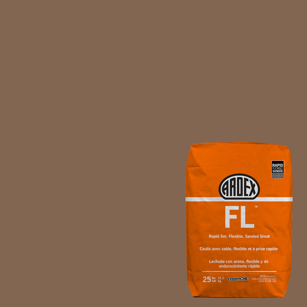 Ardex FL Rapid-Set Flexible Sanded Grout - Kodiak Brown #47 - 25 lb ...