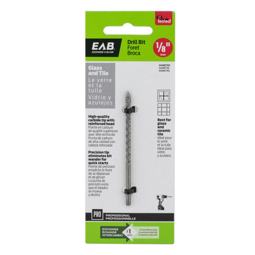 EAB - Foret pour verre & tuile professionnel 1/8" - 1041312 | FloorBox