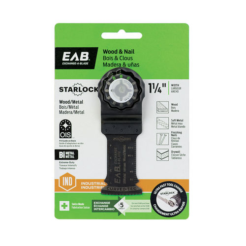 EAB - Starlock Industrial Oscillating Bimetal Wood & Metal Flush Cut 1-1/4" | FloorBox