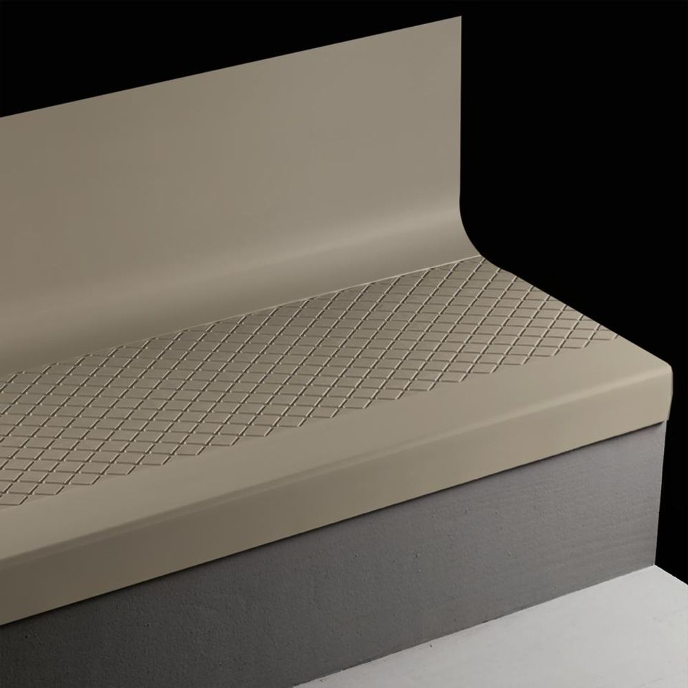 Tarkett Angle Fit Rubber Stair Tread with Integrated Riser Diamond #281 ...