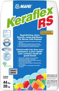 Mapei Keraflex RS Extra Smooth Large & Heavy Tile Mortar, Gray - 44 lb ...